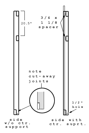 Build Your Own Easel! -- PLANS: main support